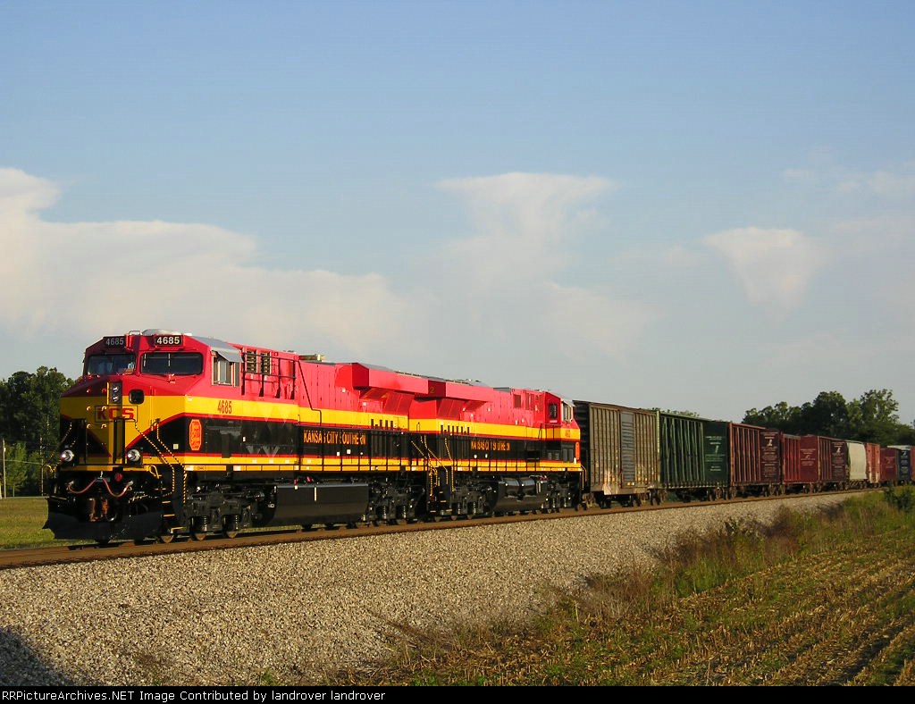KCS 4685 On NS 174 Westbound